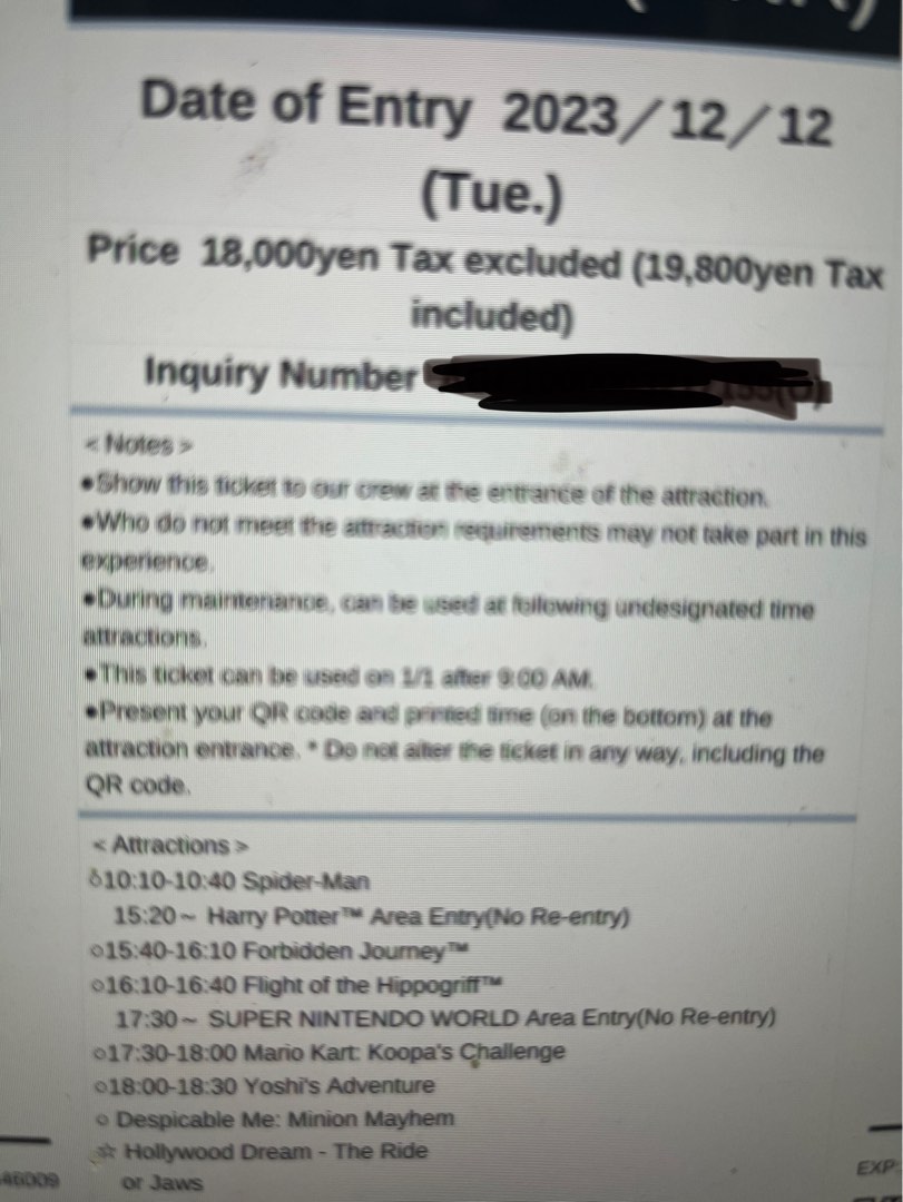 USJ 12 dec 2023 express pass, Tickets & Vouchers, Event Tickets on Carousell