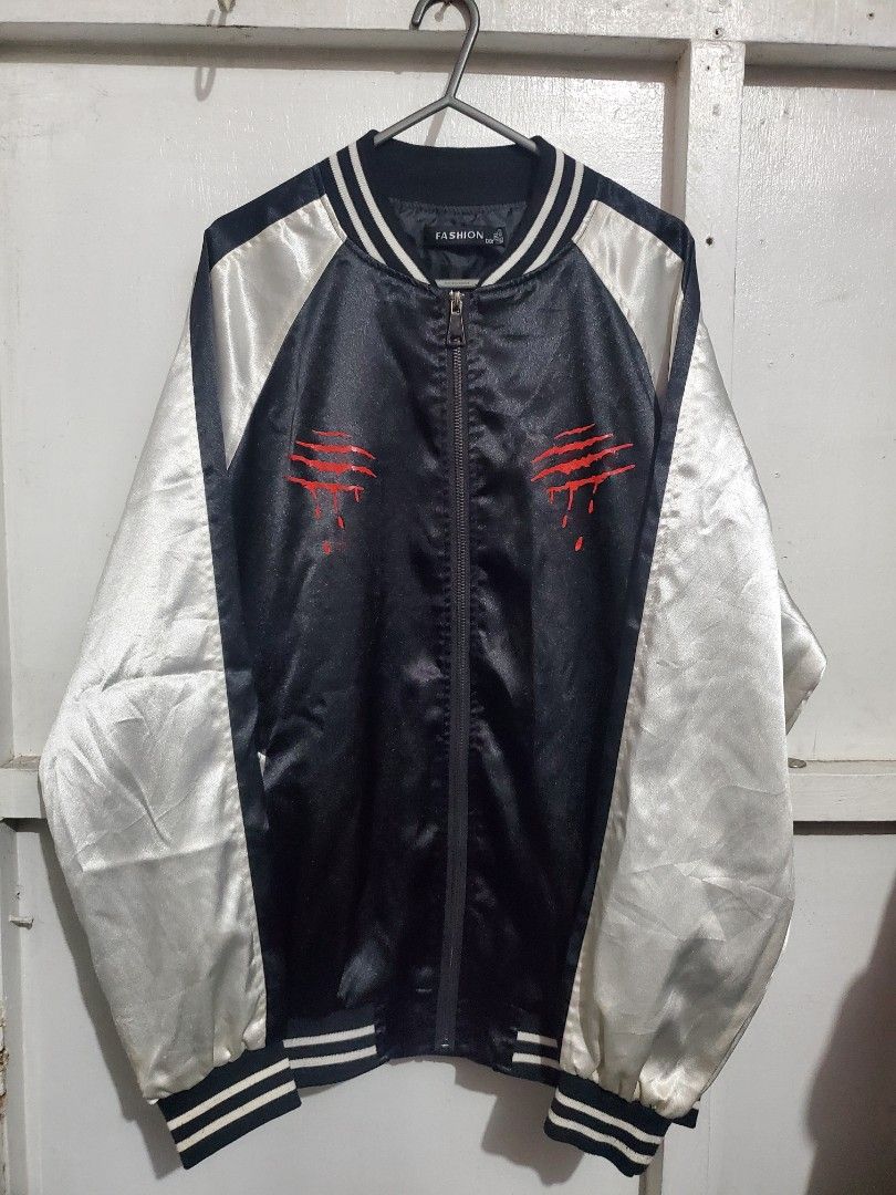 Velvet Varcity Jacket, Women's Fashion, Coats, Jackets and Outerwear on ...