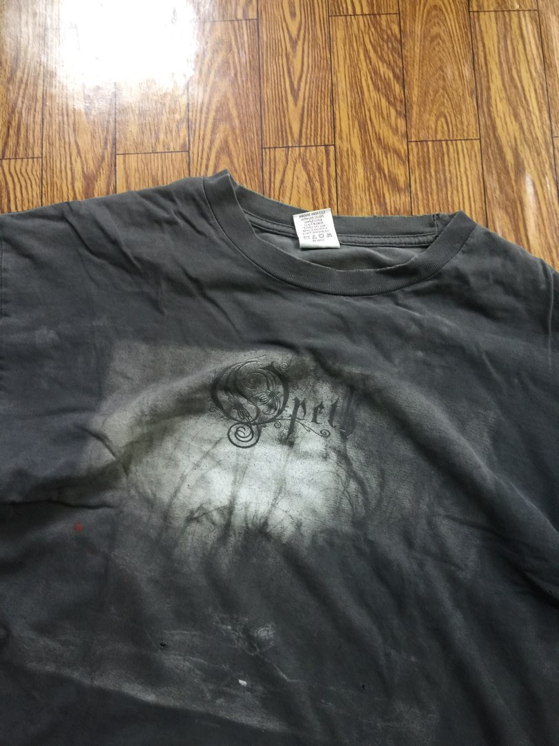 VINTAGE OPETH BLACK METAL TOUR SHIRT, Men's Fashion, Tops & Sets ...