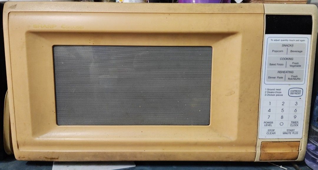 VINTAGE SHARP MICROWAVE OVEN, TV & Home Appliances, Kitchen Appliances ...