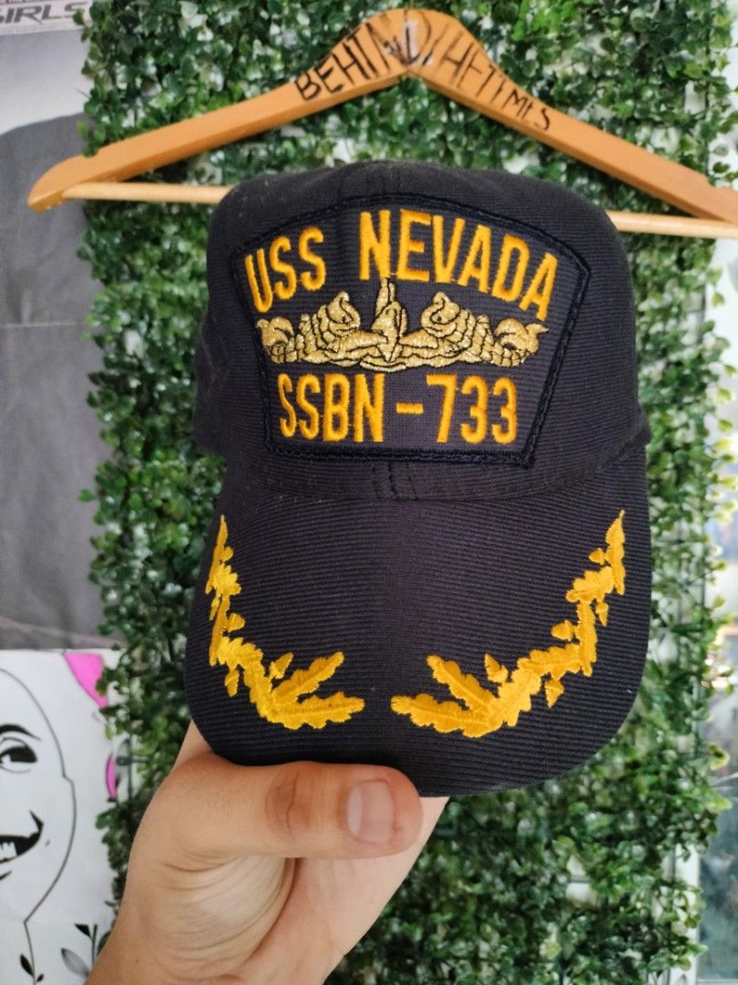Vintage USS Nevada Cap, Men's Fashion, Watches & Accessories, Caps ...
