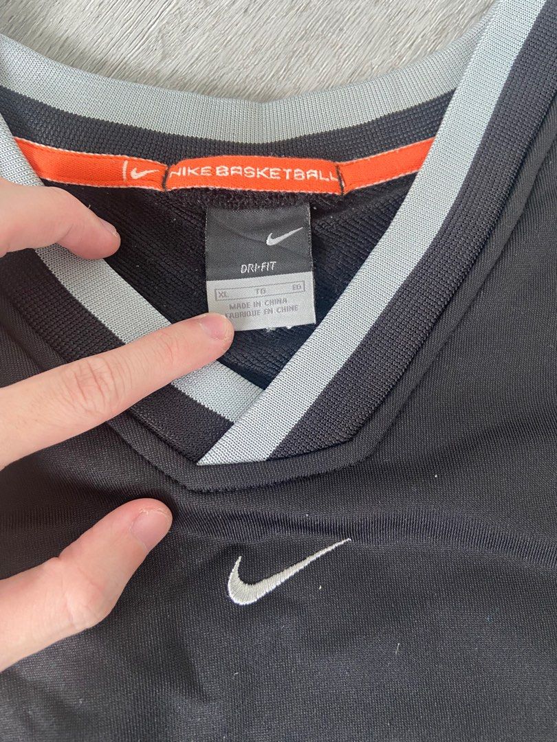 Vintage Y2K Black Jersey Nike, Men's Fashion, Activewear on Carousell