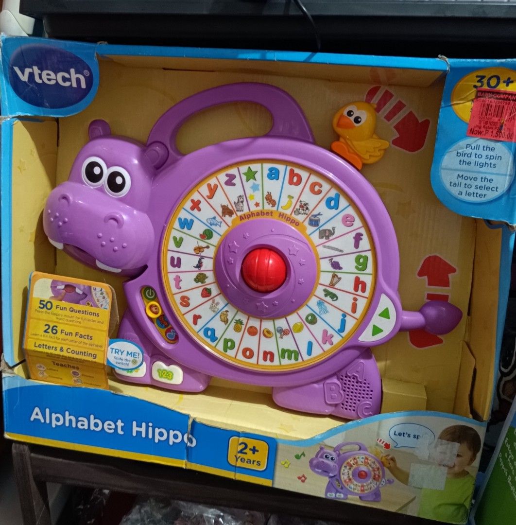 Vtech Alphabet Hippo, Hobbies & Toys, Toys & Games on Carousell