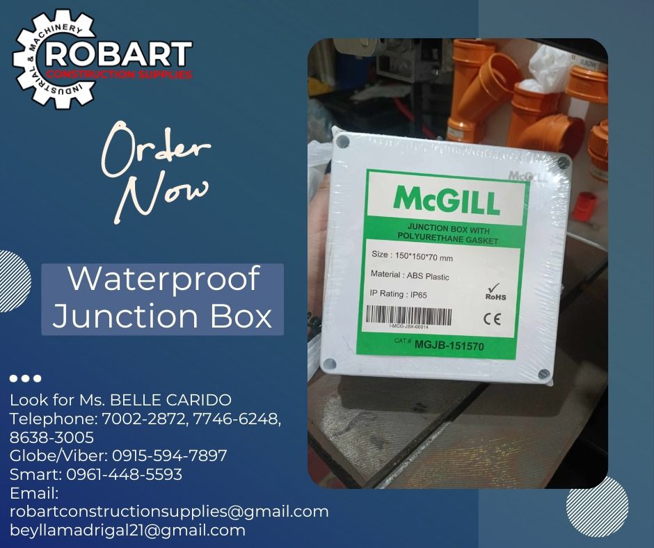 Waterproof Junction Box, Commercial & Industrial, Construction Tools ...
