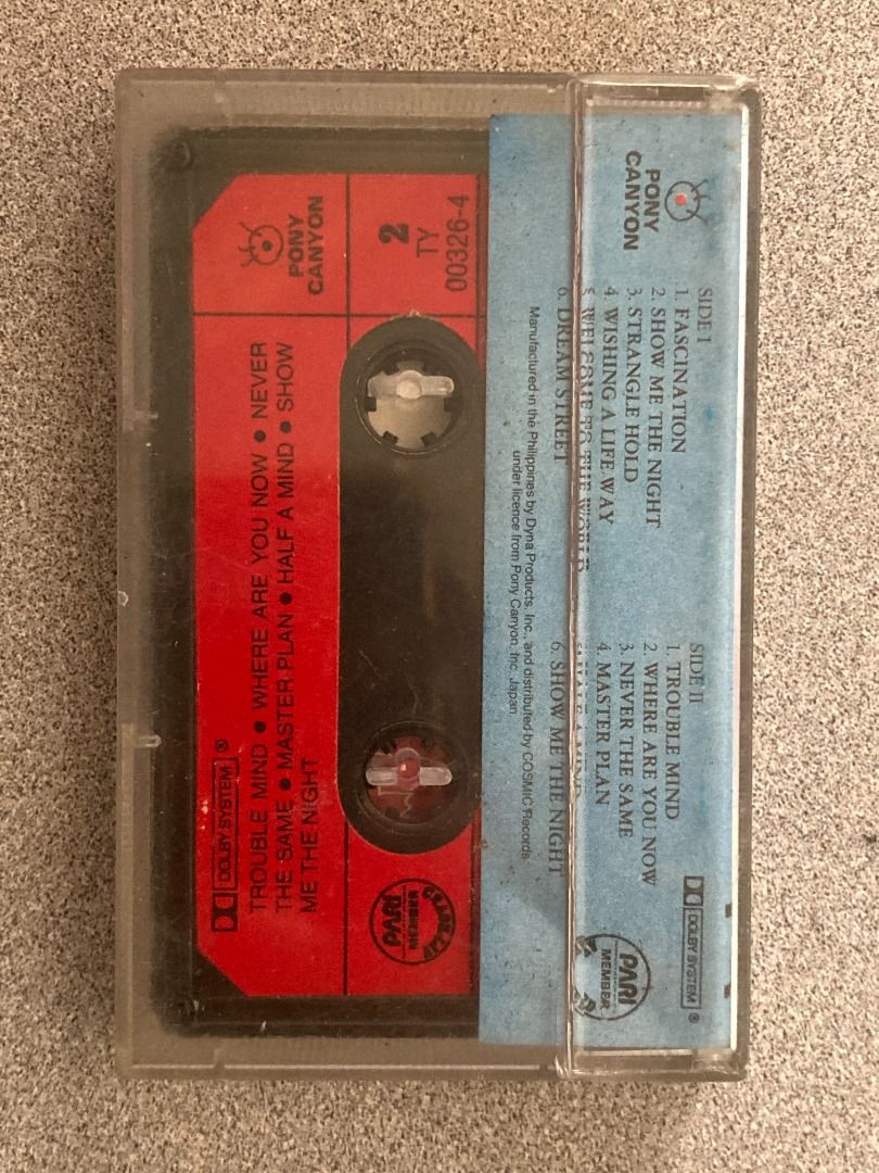 WORKSHY Ocean PHILIPPINES Paper Label CASSETTE TAPE, Hobbies & Toys ...
