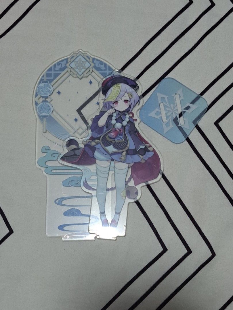 WTT : official qiqi standee genshin impact, Hobbies & Toys, Memorabilia ...