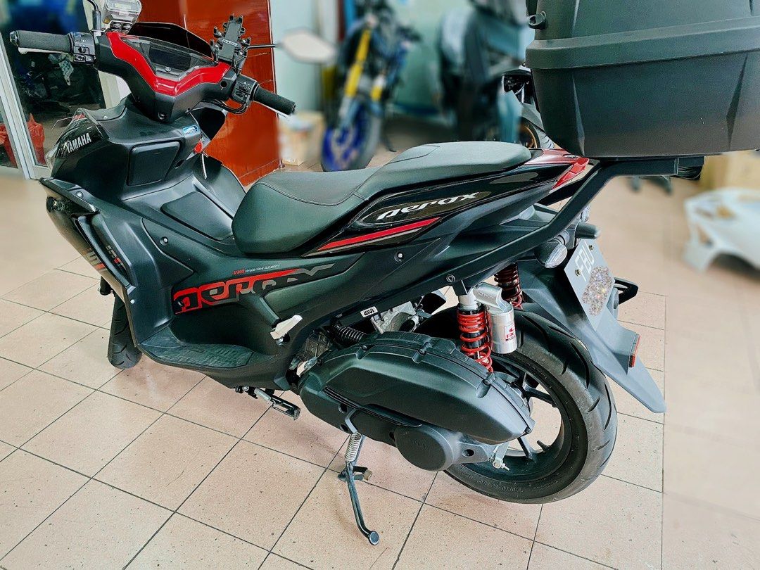 Yamaha Aerox 155, Motorcycles, Motorcycles for Sale, Class 2B on Carousell