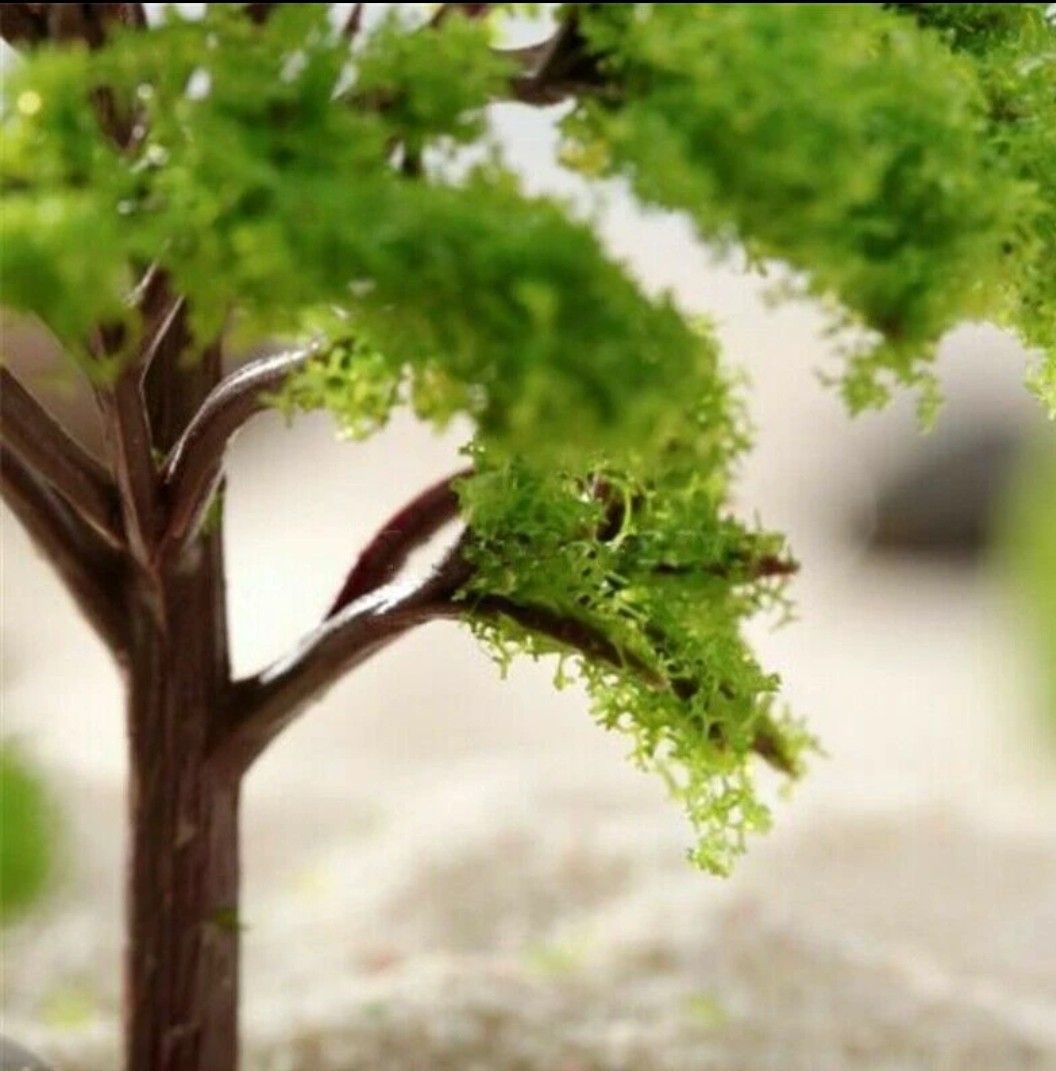 10pcs Scale Model Trees Layout Diorama Wargame Scenery Miniature Tree ...