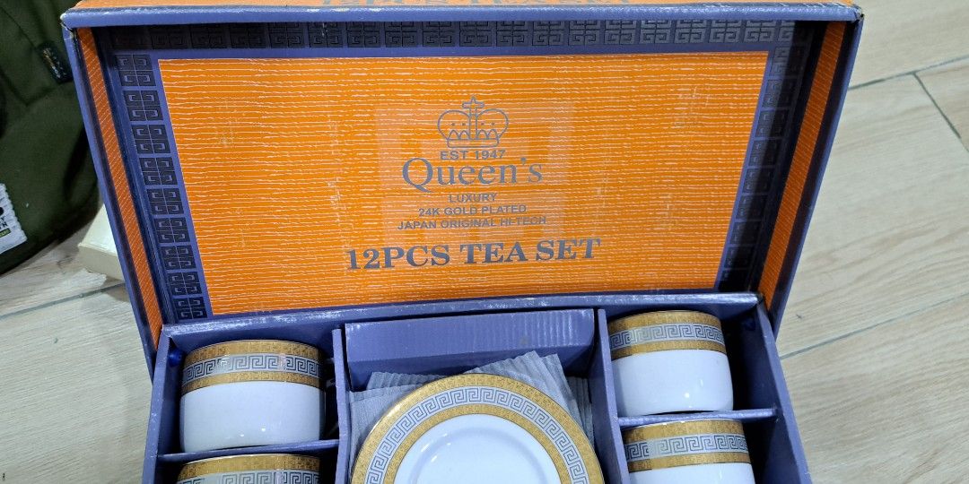 12 Piece Tea Set, Furniture & Home Living, Kitchenware & Tableware ...