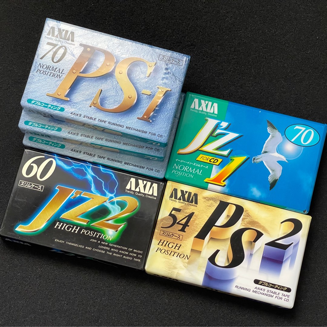 富士 AXIA PS-1/ PS-2 / JZ1/ JZ2 錄音帶, 音響器材, 其他音響配件及設備 - Carousell