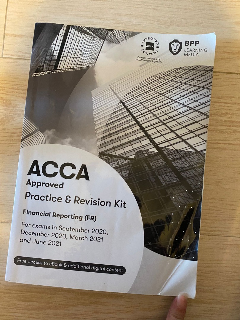 ACCA Approved Practice & Revision Kit, 興趣及遊戲, 書本 & 文具, 教科書 - Carousell