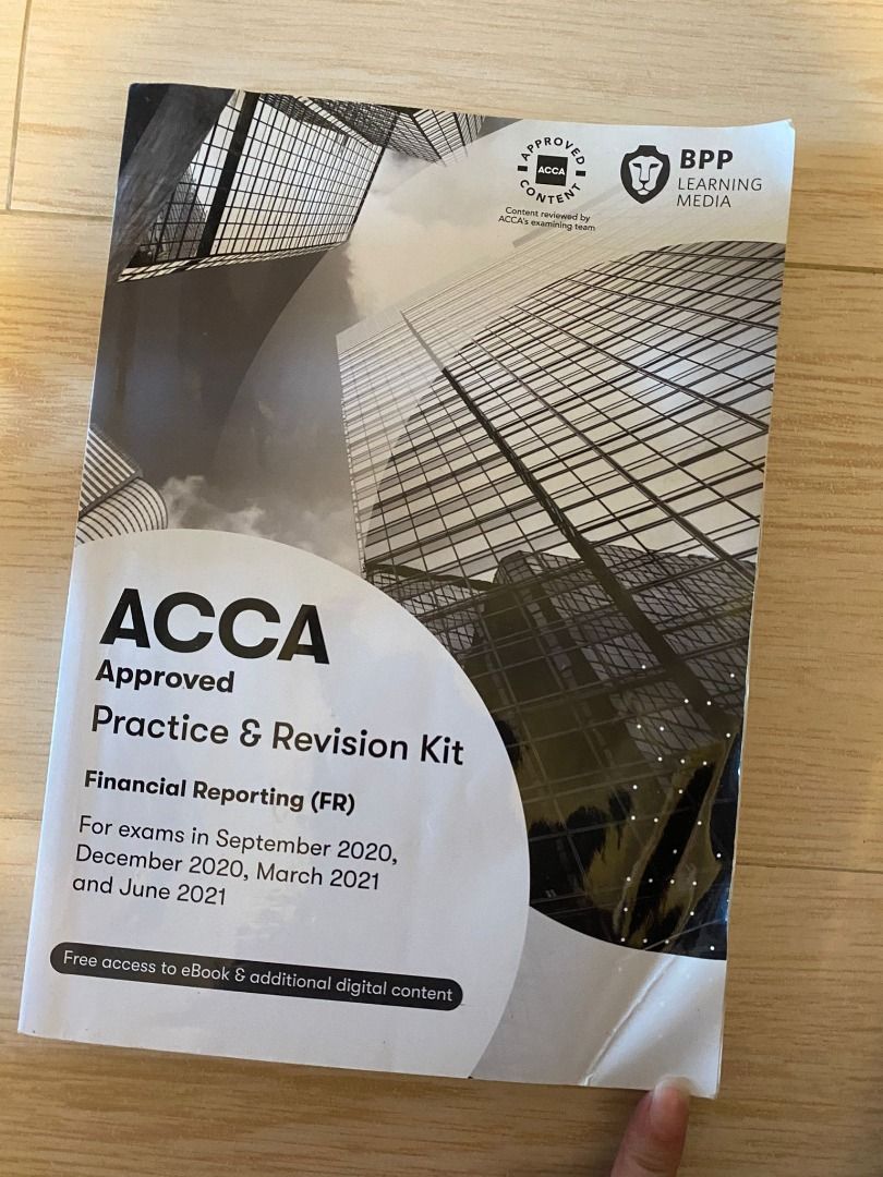 ACCA Approved Practice & Revision Kit, 興趣及遊戲, 書本 & 文具, 教科書 - Carousell