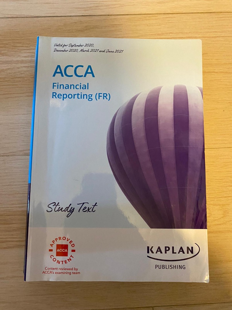 ACCA Financial Reporting(FR), 興趣及遊戲, 書本 & 文具, 教科書 - Carousell