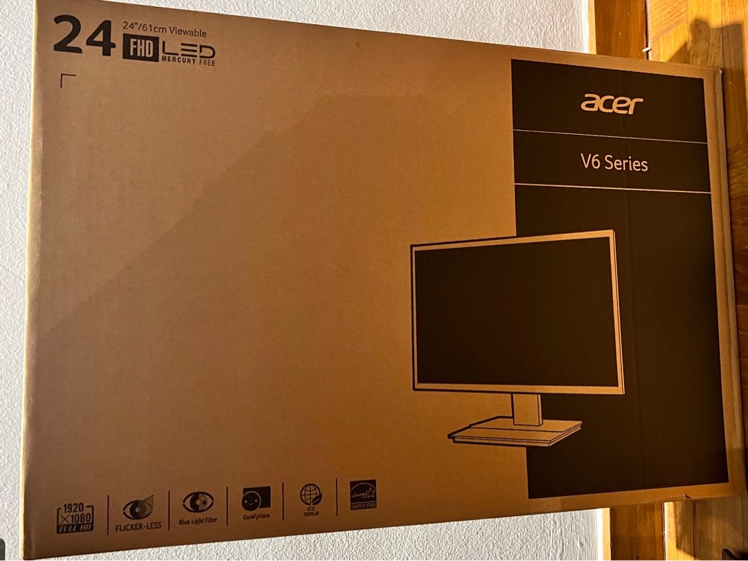 Acer 24 inch FHD monitor screen, Computers & Tech, Parts & Accessories ...