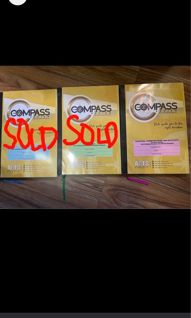 ACTS CET Reviewer College Entrance Test Reviewer 2022, Hobbies & Toys ...