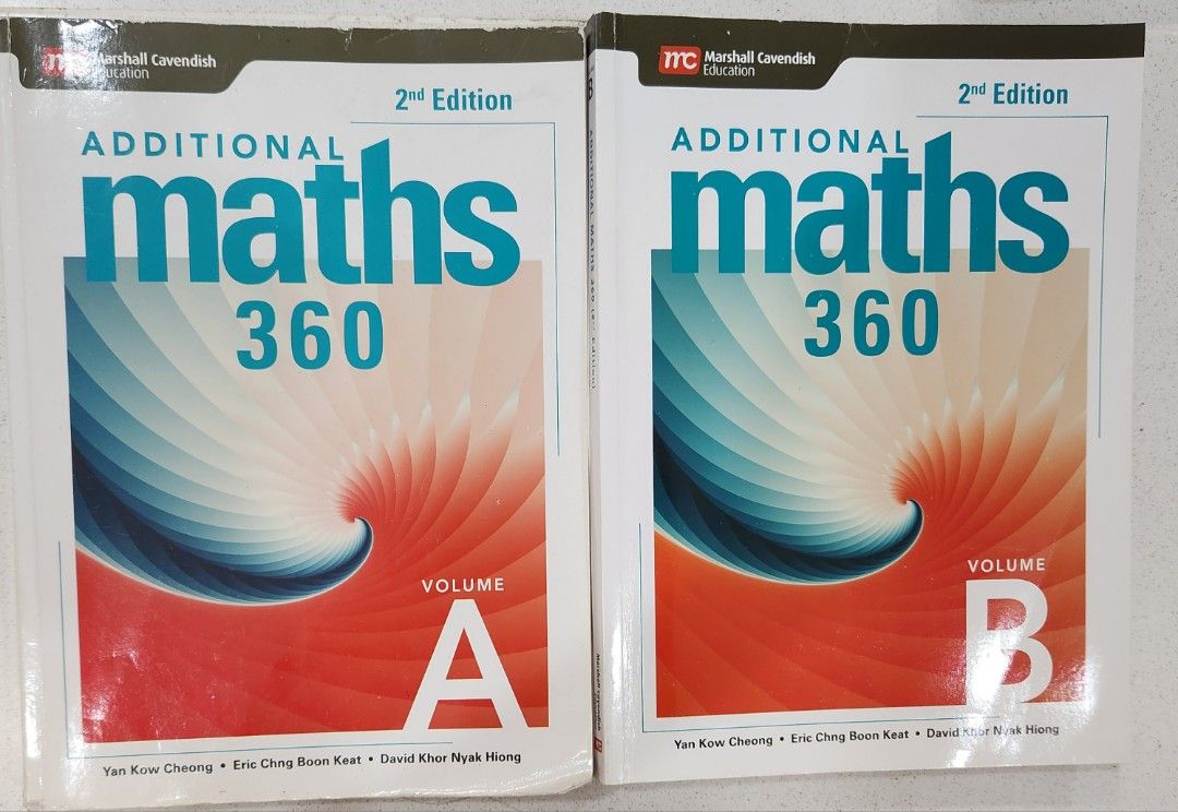 Additional Maths 360 textbooks Vol A and B, Hobbies & Toys, Books ...