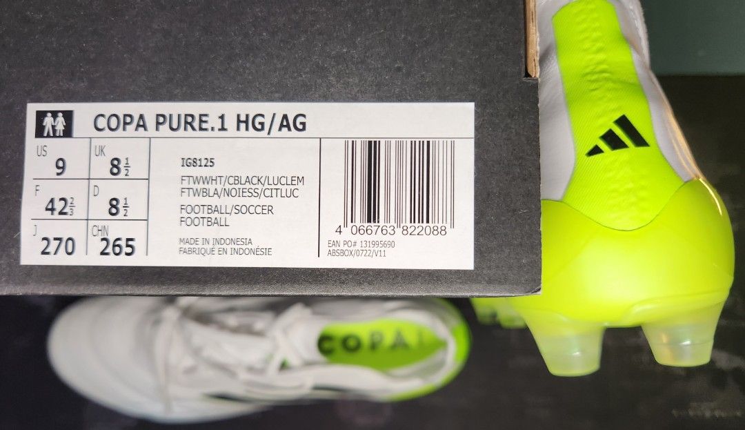 Adidas Copa Pure.1 HG/AG Japan, Men's Fashion, Footwear, Sneakers on Carousell