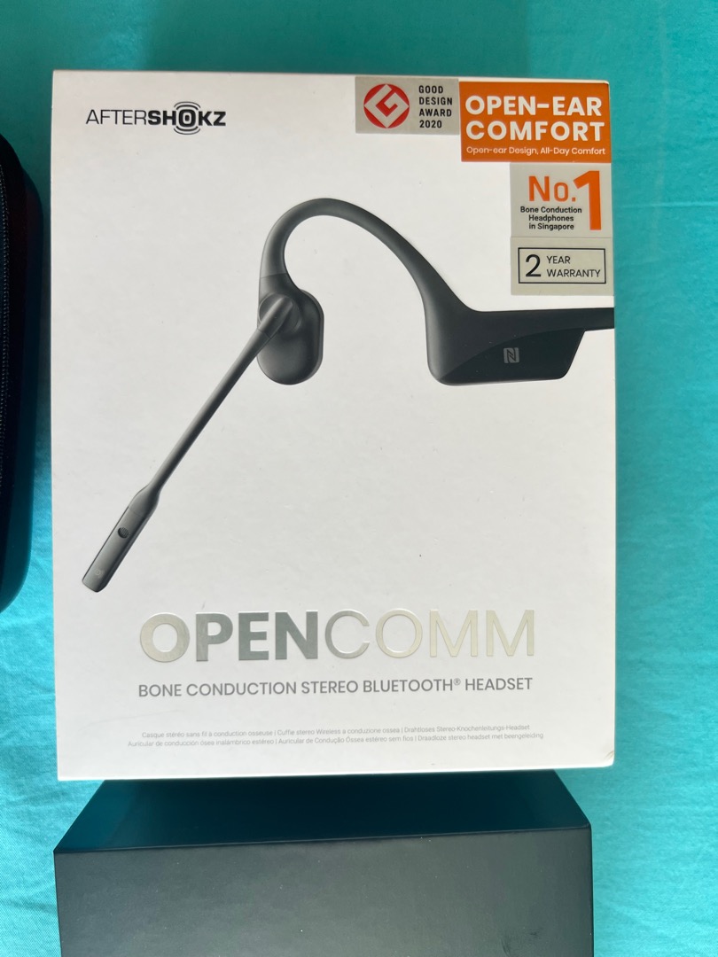 AfterShokz OpenComm, Audio, Headphones & Headsets on Carousell
