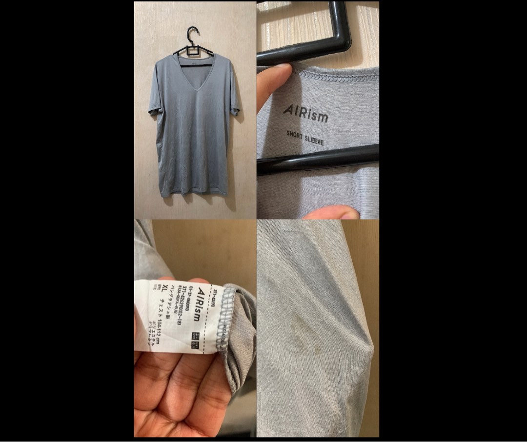 Airism XL (uniqlo), Fesyen Pria, Pakaian , Atasan di Carousell
