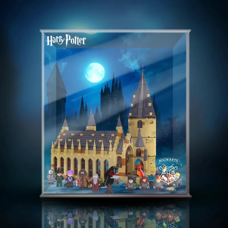 【AOWOBOX】LEGO Harry Potter 75954 霍格華茲 大禮堂 模型 高透主題展示盒, 興趣及遊戲, 玩具 & 遊戲類 ...