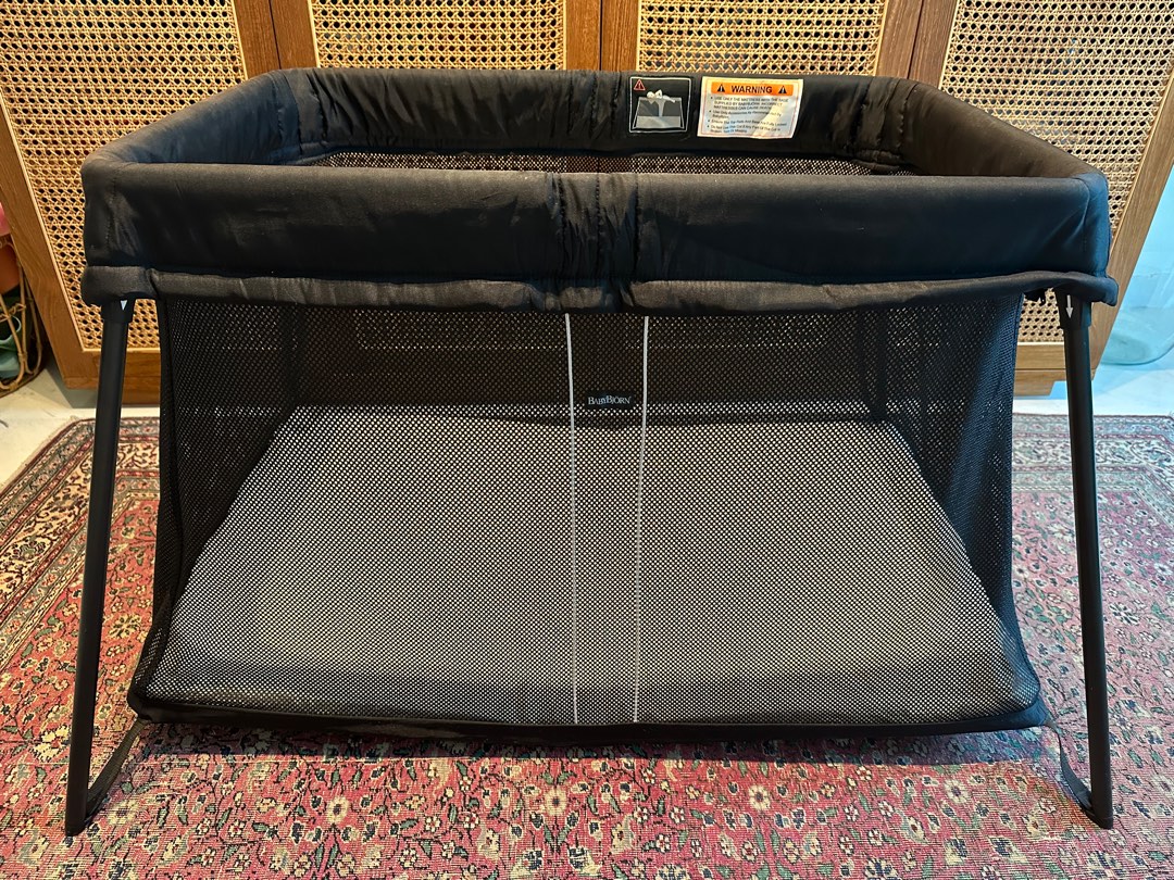 Babybjorn travel cot, Babies & Kids, Baby Nursery & Kids Furniture ...