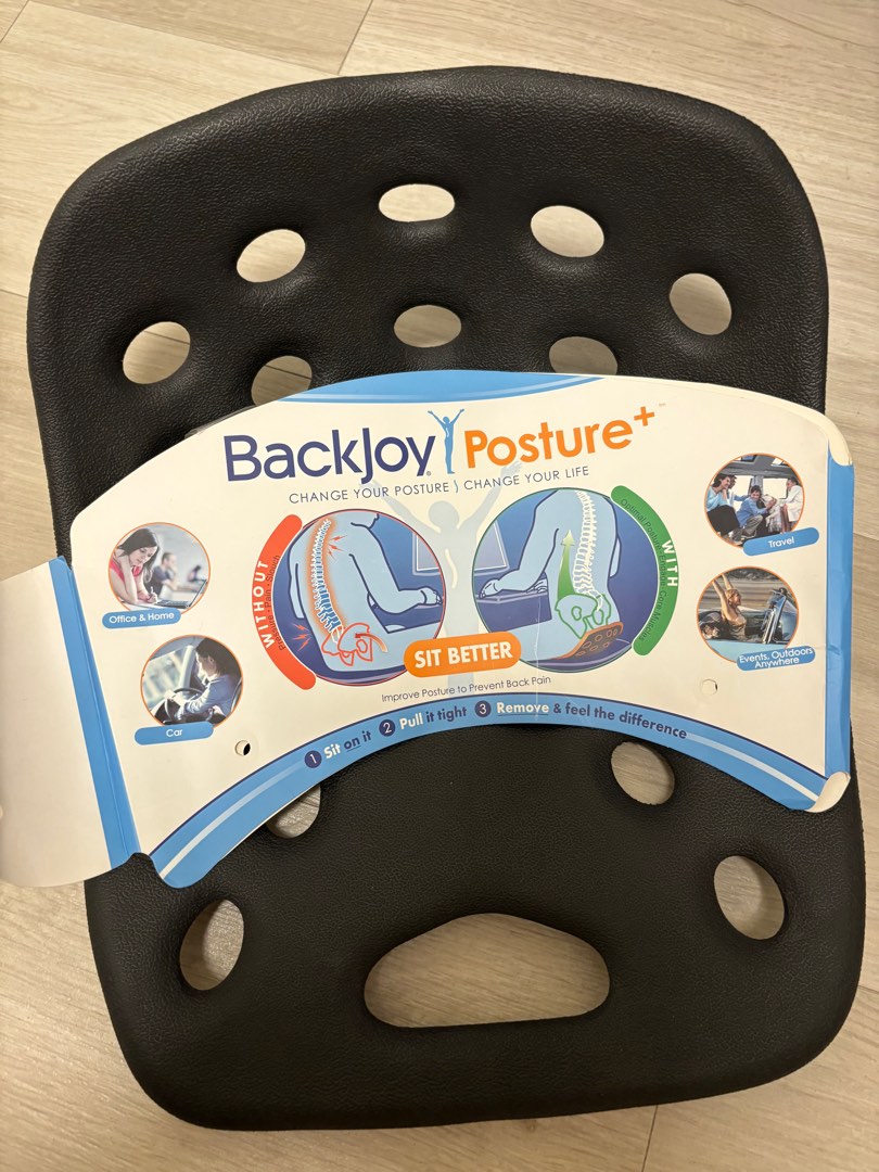 Backjoy SitSmart Posture Plus, 健康及營養食用品, 牙套，支撐器和保護器 - Carousell
