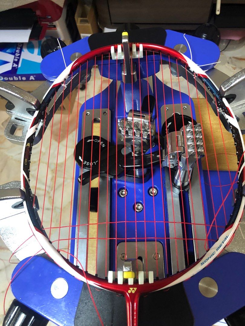 Badminton Tennis Stringing Machine Yonex Lining Victor Portable Drop ...