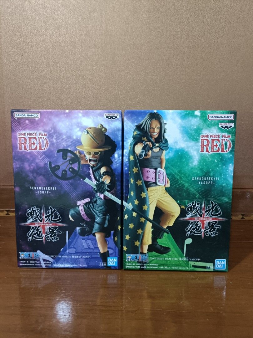 Banpresto Film Red Senkouzekkei Usopp & Yasopp One Piece Figure, Hobbies & Toys, Toys & Games on ...