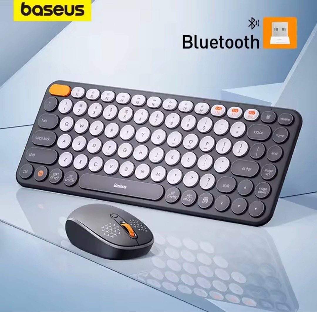 Baseus Wireless Tri-Mode Keyboard / Mouse Combos 2.4G Bluetooth 3.0 5.0 ...