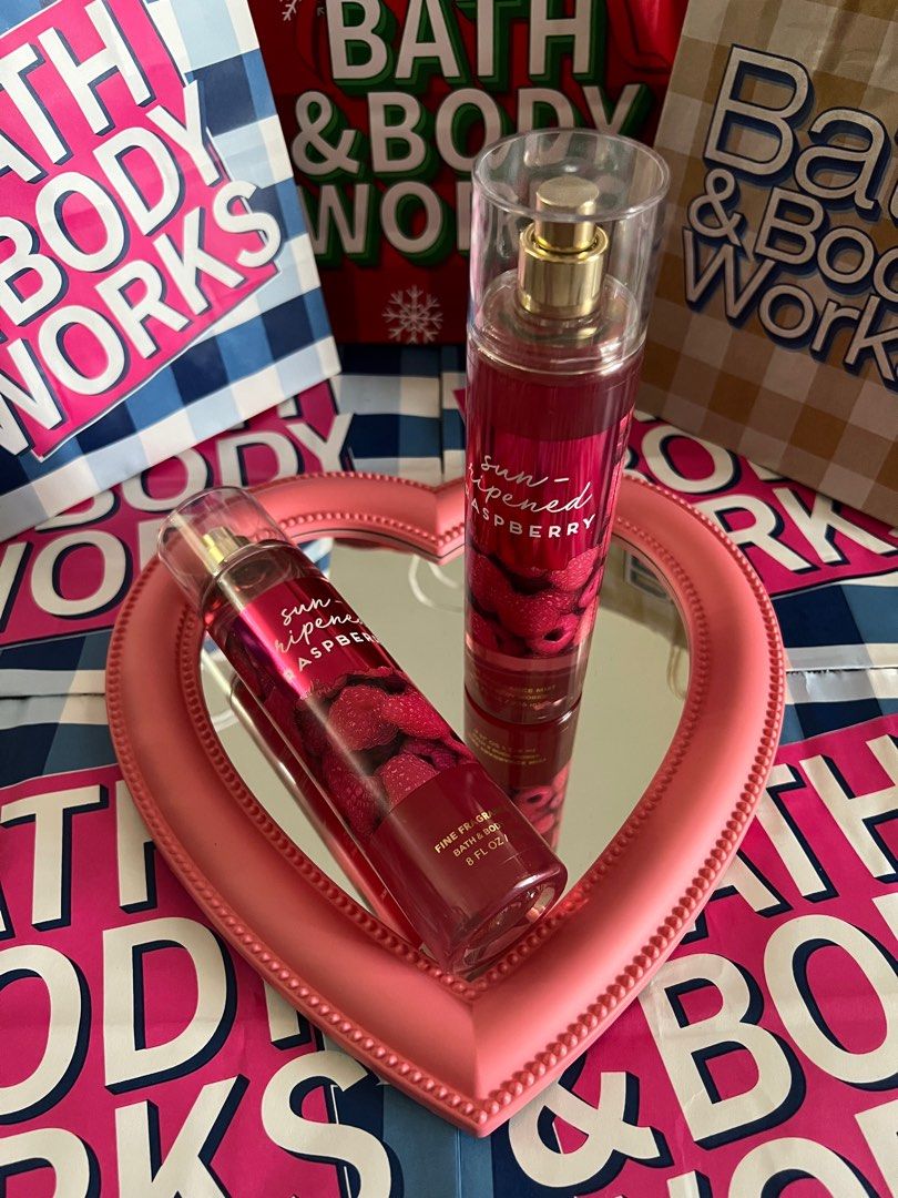 Bath & body works Sun-ripened raspberry fragrance mist, Beauty ...