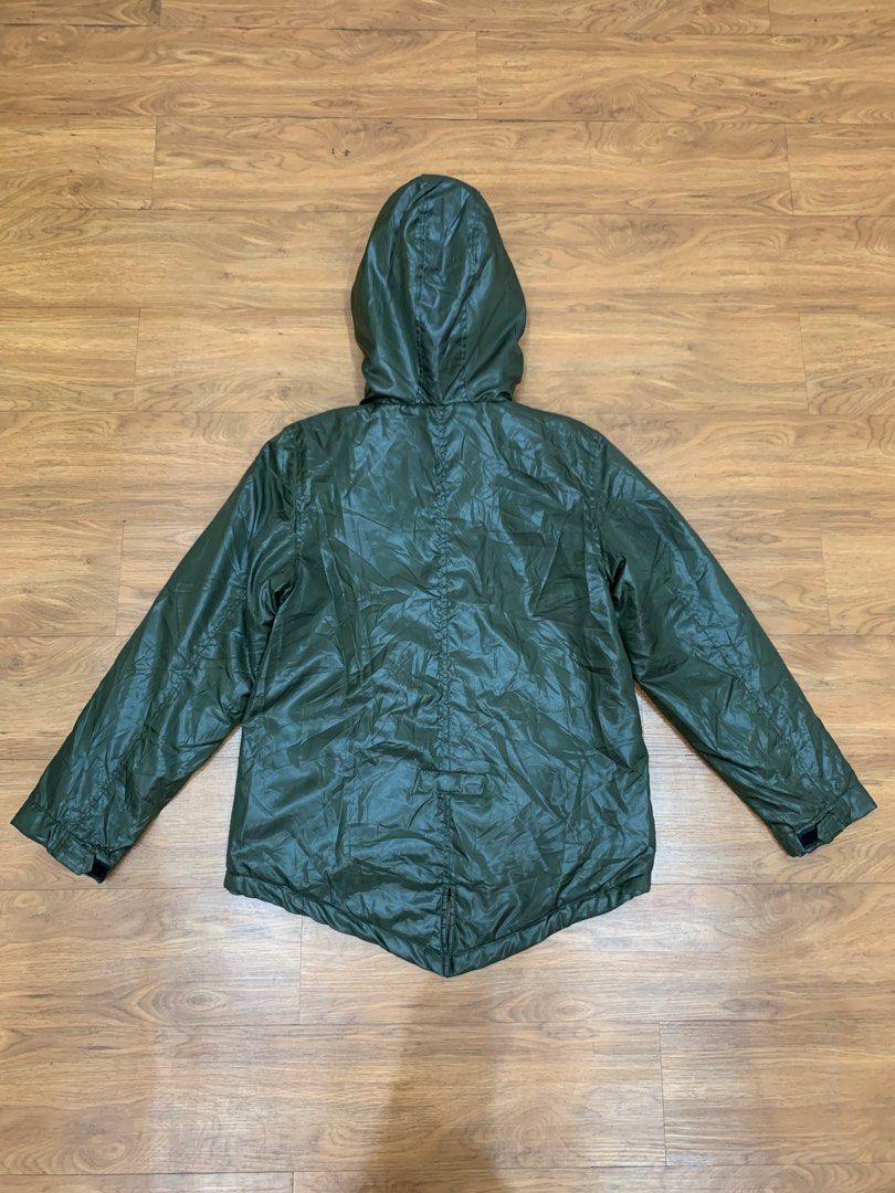 Batsu studio military smart style puffer jacket, Fesyen Pria, Pakaian ...