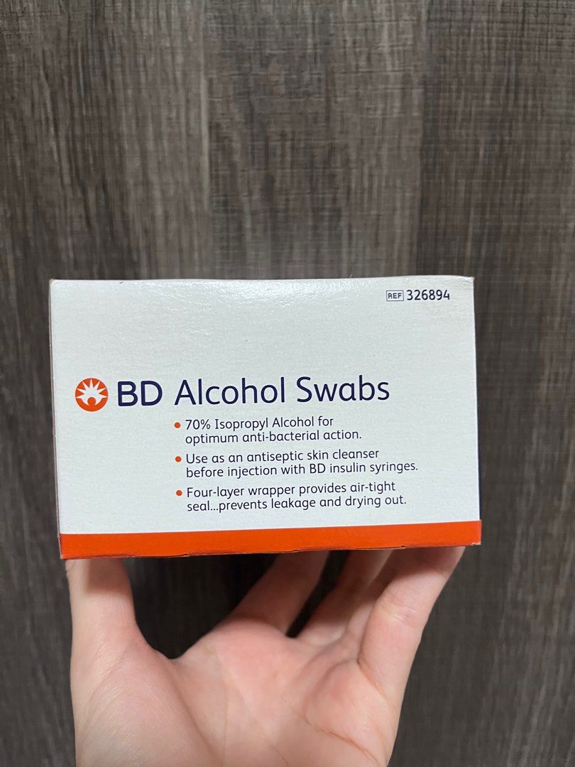 BD Alcohol Swab, Beauty & Personal Care, Sanitisers & Disinfectants on ...
