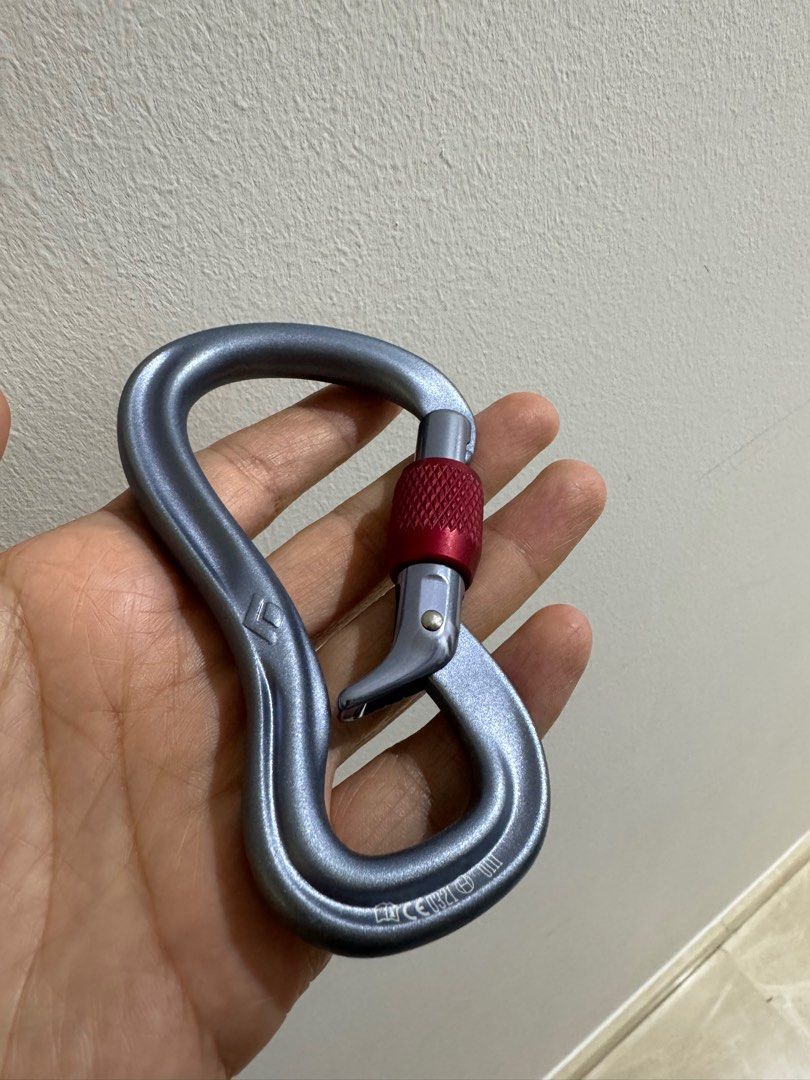 Black Diamond Gridlock Screwgate Carabiner, Sports Equipment, Other ...