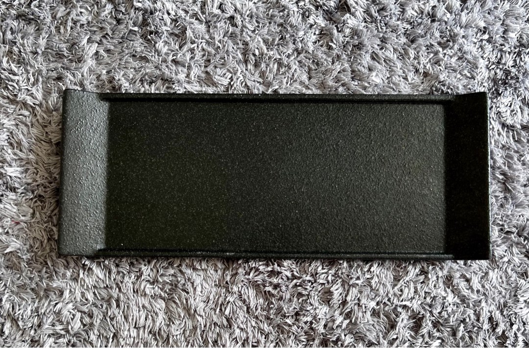 Black Rectangular Ceramic Plate, Furniture & Home Living, Kitchenware ...