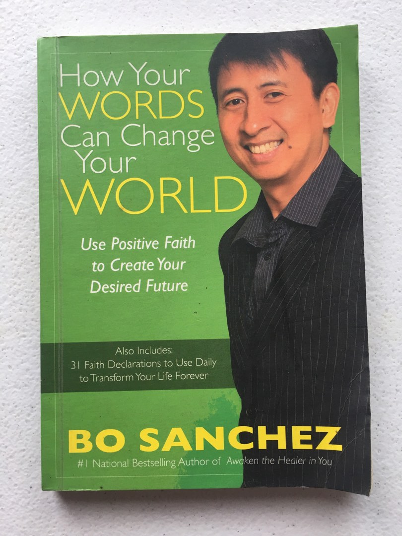 Bo Sanchez - How your words can change your world, Hobbies & Toys ...