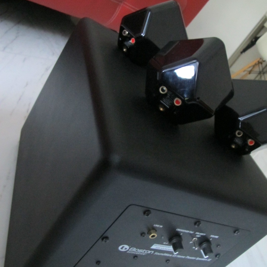 Boston Acoustics 100-watt RMS Sat sub system speakers amplifier ...