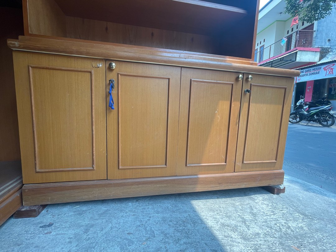 Bufet buat kitchen set dapur atau ruang tamu 4 pintu ukuran ...