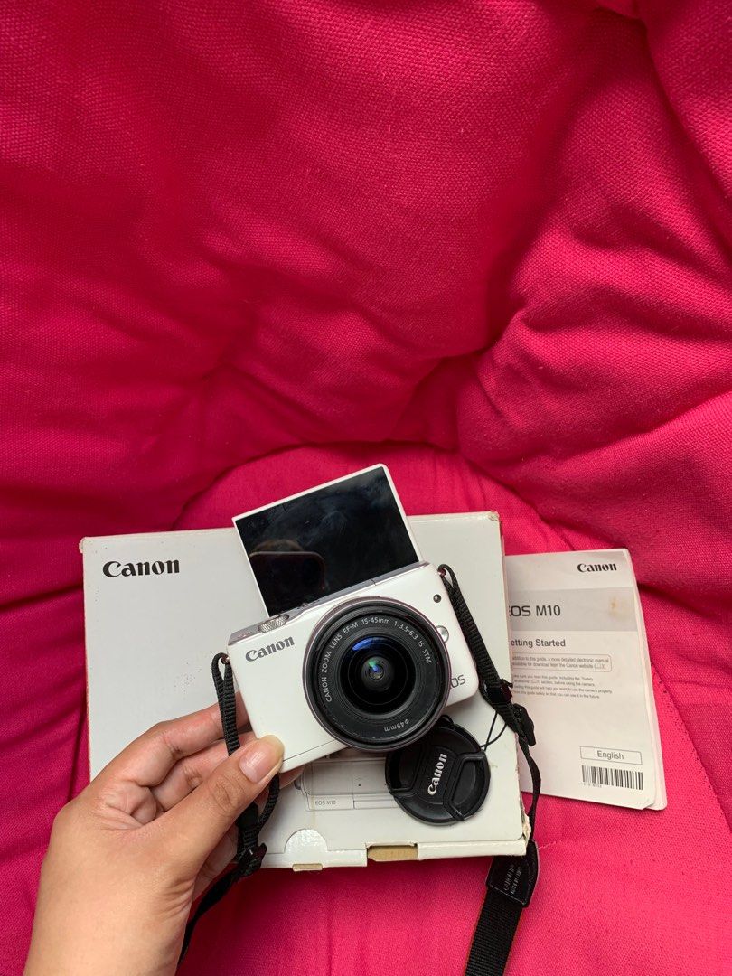 canon eos m10 mirrorless flip screen camera, Photography, Cameras on ...