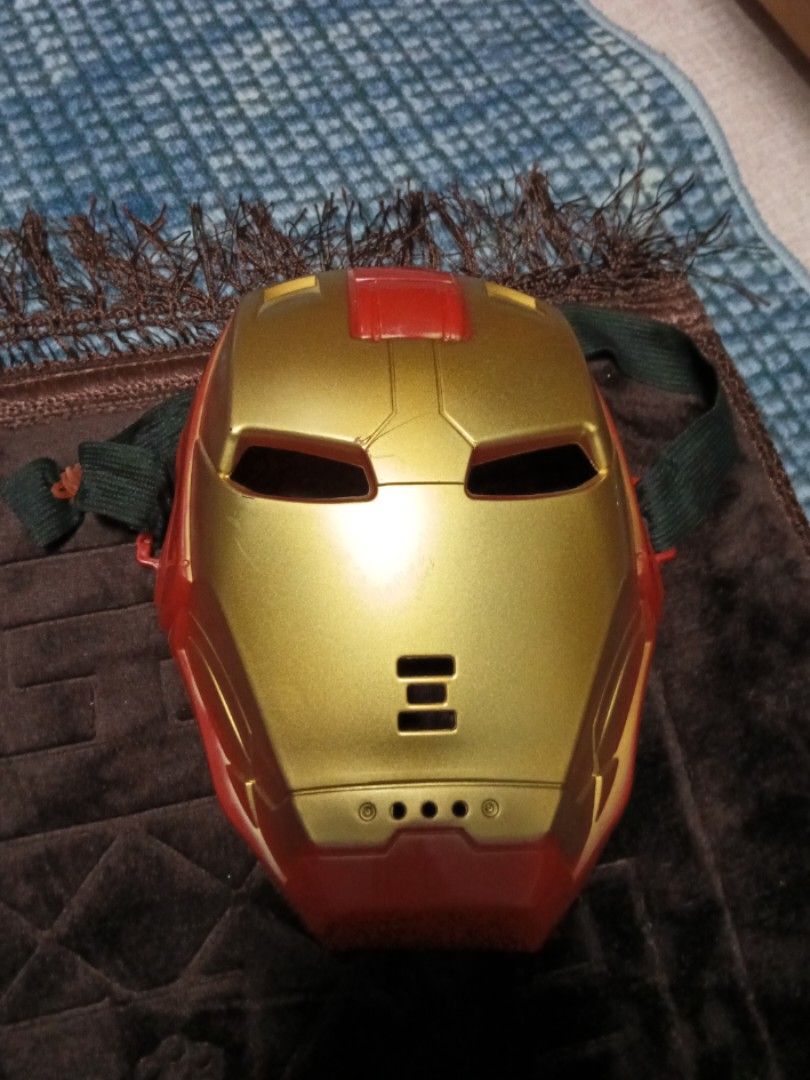 Captain America Steel Vision Helmet and Iron Man Mask., Hobbies & Toys ...