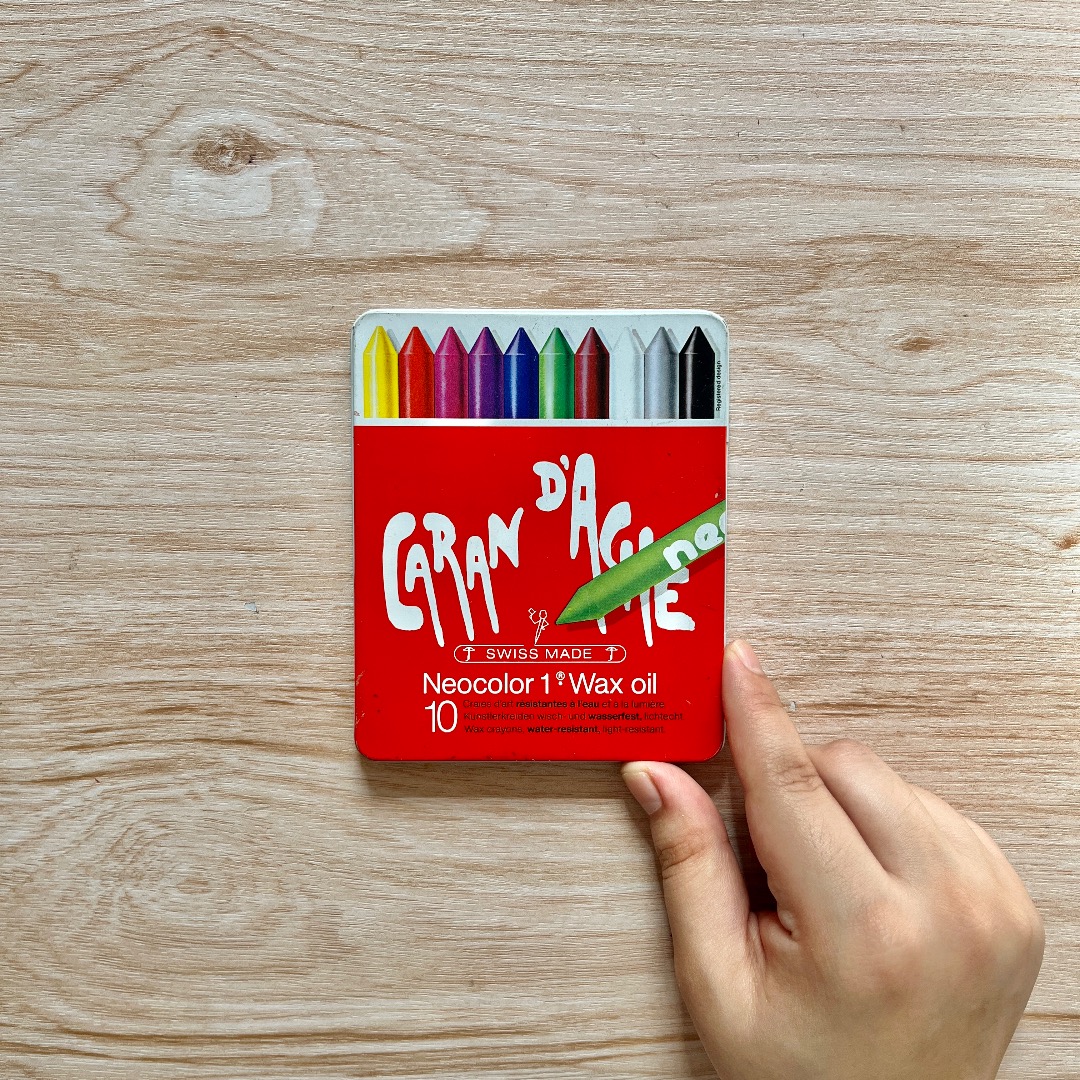 Caran d'Ache Neocolor I Wax Oil Crayons - 10 crayons, Hobbies & Toys ...