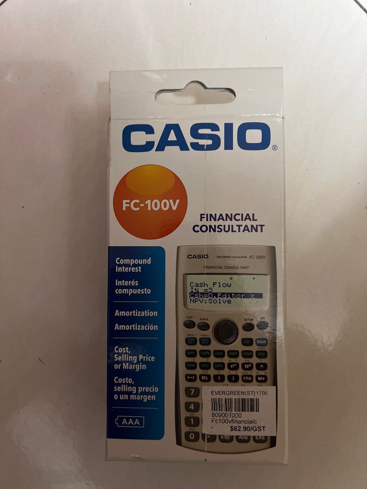 Casio FC-100V calculator, Hobbies & Toys, Stationery & Craft ...