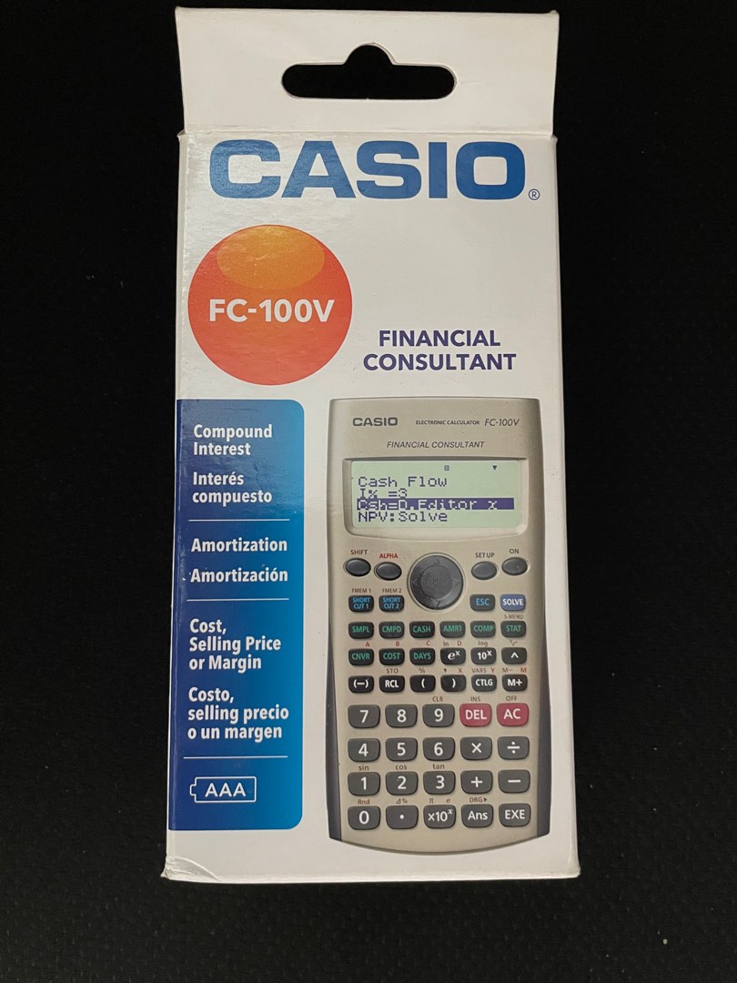 Casio Financial Calculator, Computers & Tech, Office & Business ...