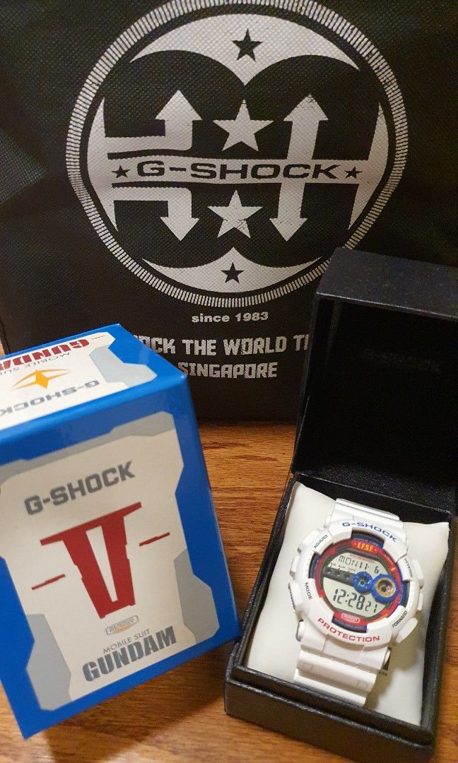 Casio G-Shock "Gundam" Collection 35th Anniversary GD-100 RX-78, Luxury ...