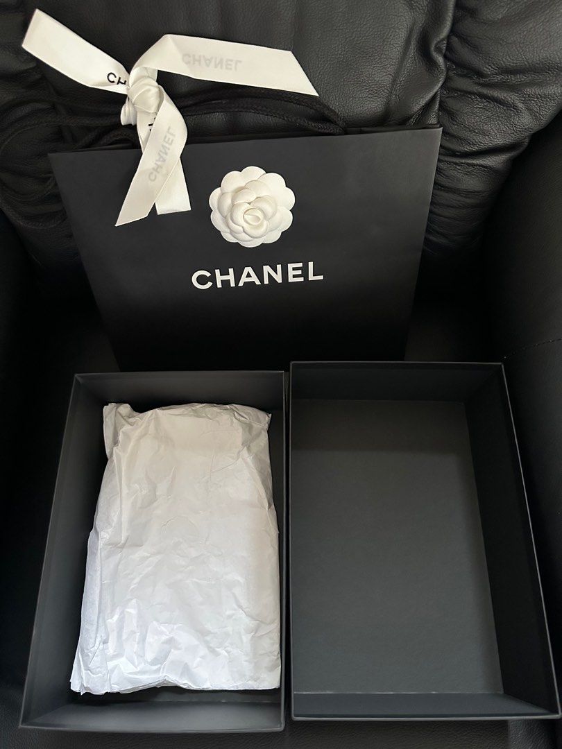 CHANEL box & paper bag for vanity bag, Luxury, Bags & Wallets on Carousell