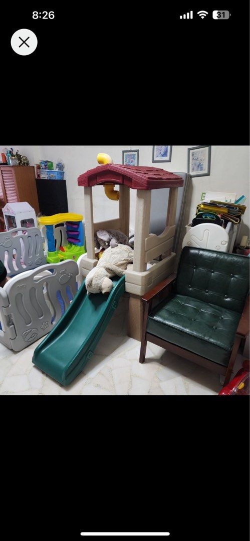 Step 2 Children slide playground indoor Naturally Playful Lookout ...
