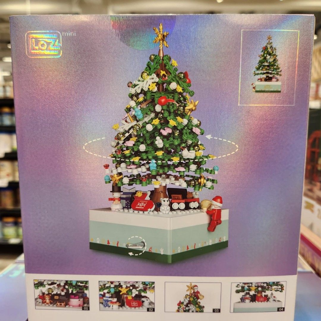 Christmas Tree Music Box LOZ Ideas Music Block Kids CPCM Cow Play Cow ...