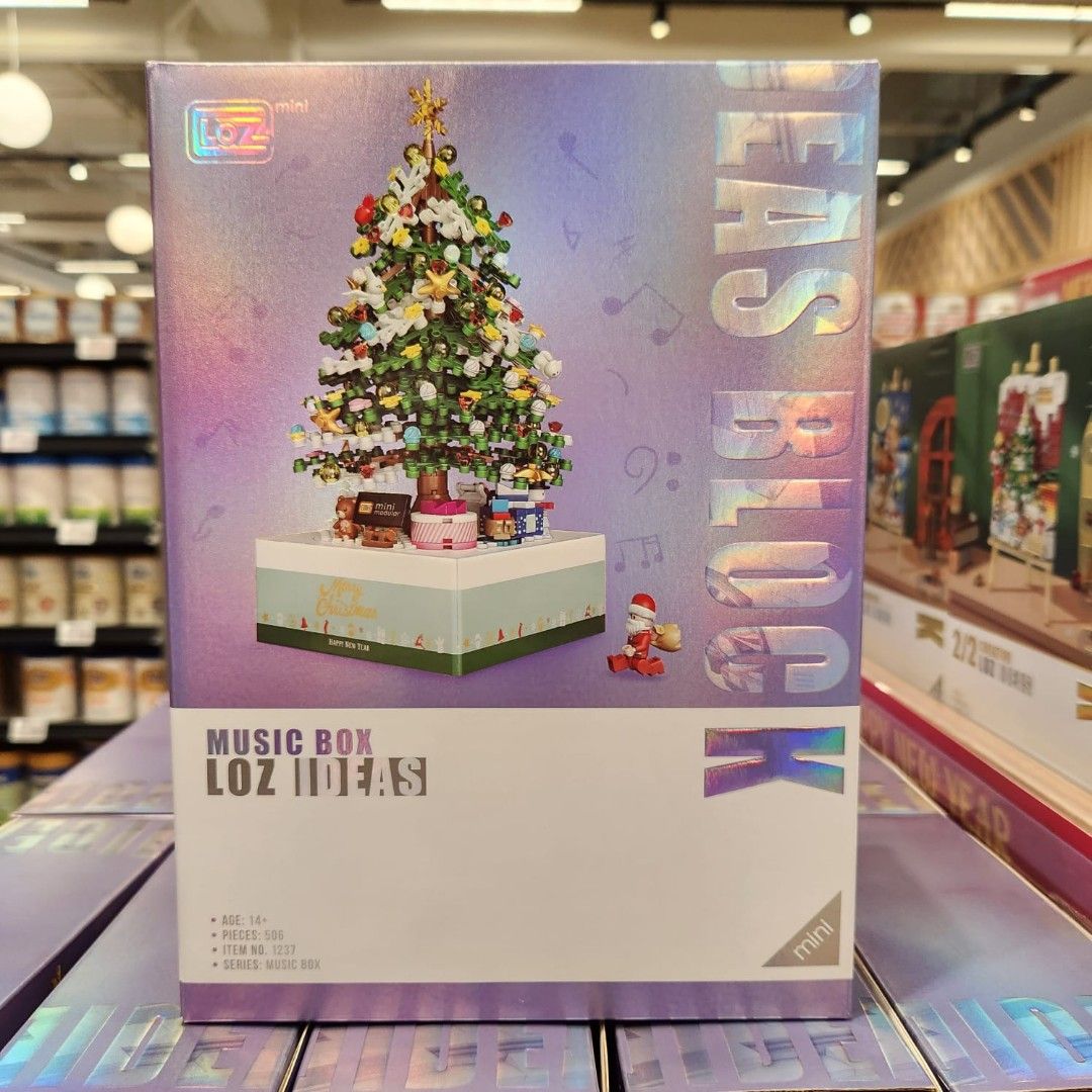 Christmas Tree Music Box LOZ Ideas Music Block Kids CPCM Cow Play Cow ...