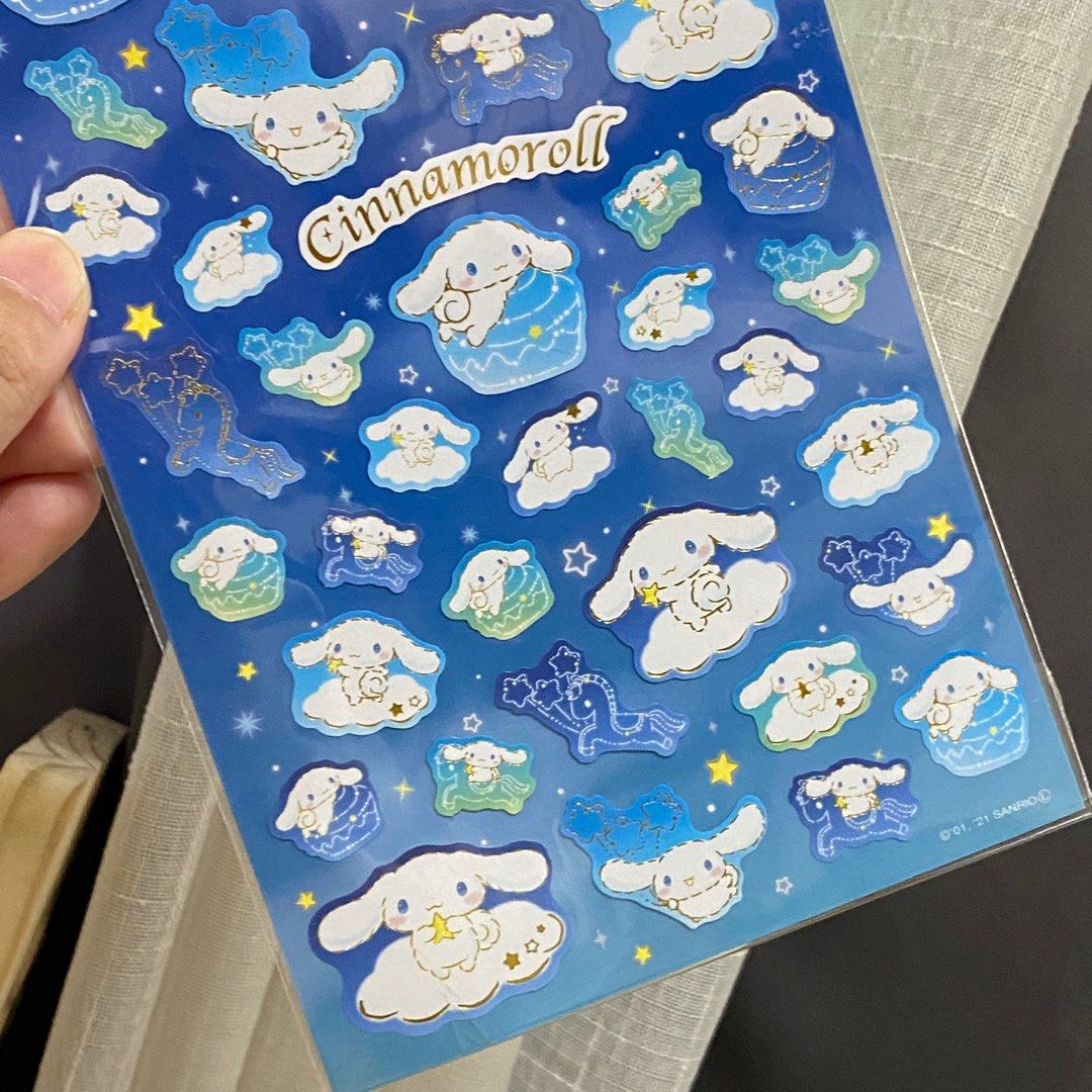 Cinnamoroll Sticker Sheet, Hobbies & Toys, Stationary & Craft ...
