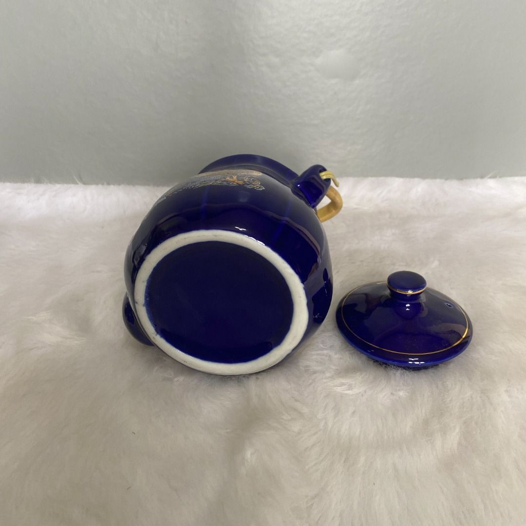 Cobalt Blue Vintage Painted Tea Set from Taiwan, Furniture & Home ...