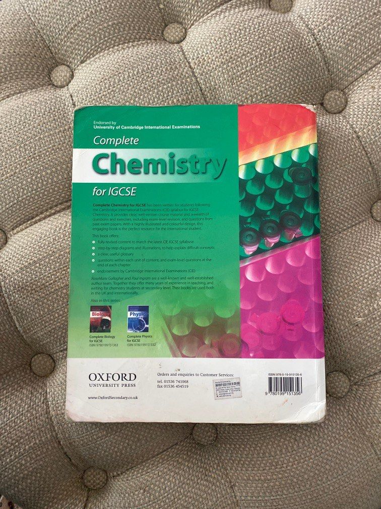 Complete Chemistry for IGCSE, Hobbies & Toys, Books & Magazines ...